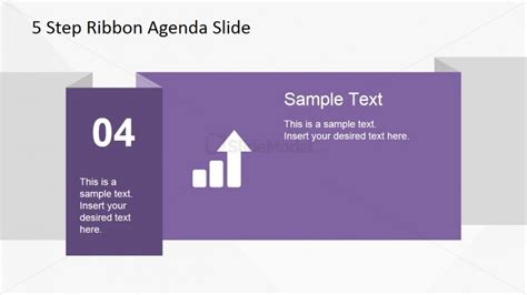 04 Ribbon Slide Design For PowerPoint SlideModel