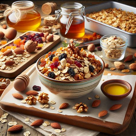 Homemade Granola Recipe With Rolled Oats A Delicious And Healthy Breakfast