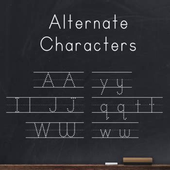 Dotted Lined Letters Tracing Font Teaching Print By Lewis Creative