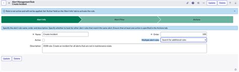 Alert Management Rules Processing Itsc