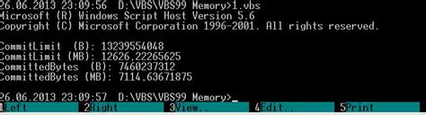 How Do I Obtain Windows Command Line Report Of Total Committed Memory