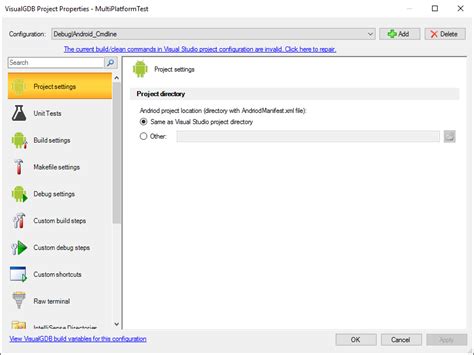 Targeting Multiple Platforms In One Project Visualgdb Tutorials