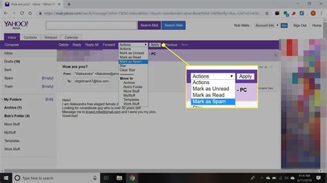 How To Report A Message As Spam In Yahoo Mail