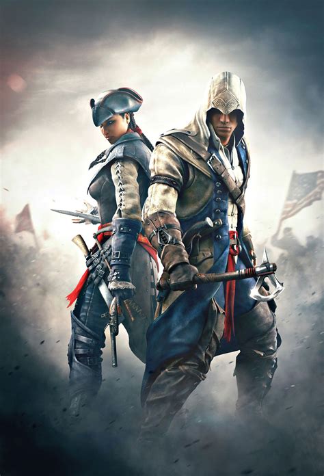 Aveline And Connor Poster Art Assassins Creed Iii Art Gallery