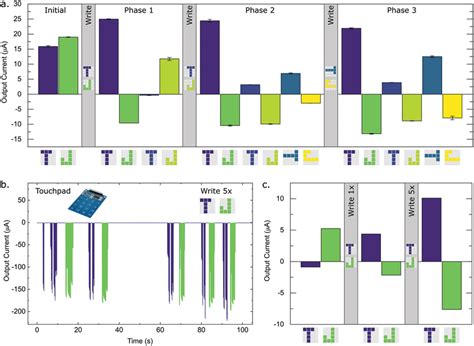 Training The Array A The Output Currents Of An Array During Training