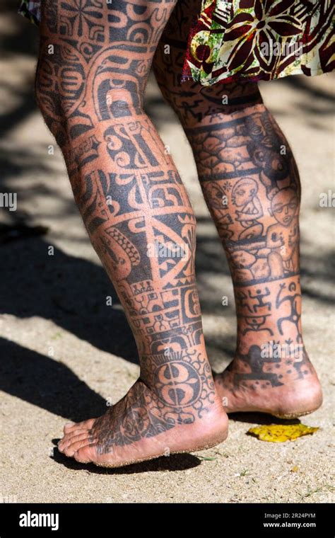 Maori Tattoos Upper Leg