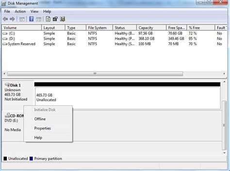 How To Fix External Hdd Bad Disk Unallocated Not Initialize Solved Windows 7 Forums