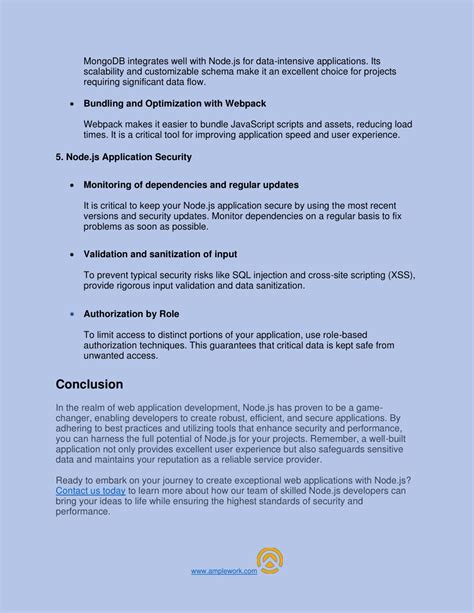 Ppt Node Js For Robust And Secure Web Applications Best Practices And