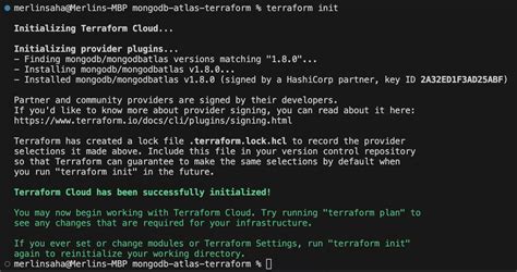 Configure Mongodb Atlas With Terraform