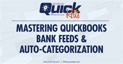 Mastering Quickbooks Bank Feeds And Auto Categorization
