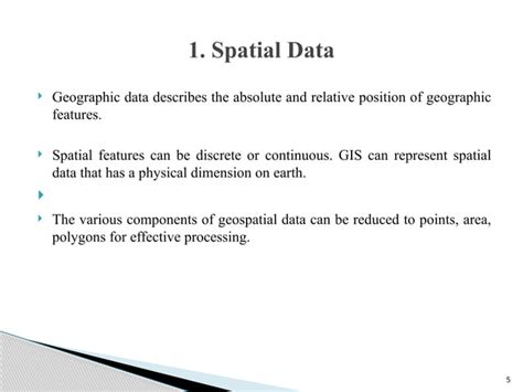 Gis Datathematic Layers And Its Application Pptx Databases
