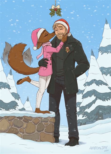 [c] Kmpona Mistletoe Kiss By Aar0njay On Deviantart