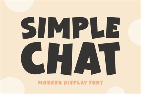 Simple Chat Font Free Download Freefontdl In 2024 Free Fonts
