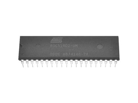 microchip technology at89c55wd 24pu embedded mikrocontroller pdip 40 8