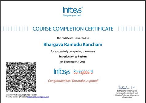 Python Programming Infosys Skilldevelopment Continuouslearning