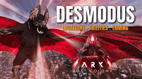 How To Tame Desmodus Abilities And Locations Ark Survival Ascended Youtube