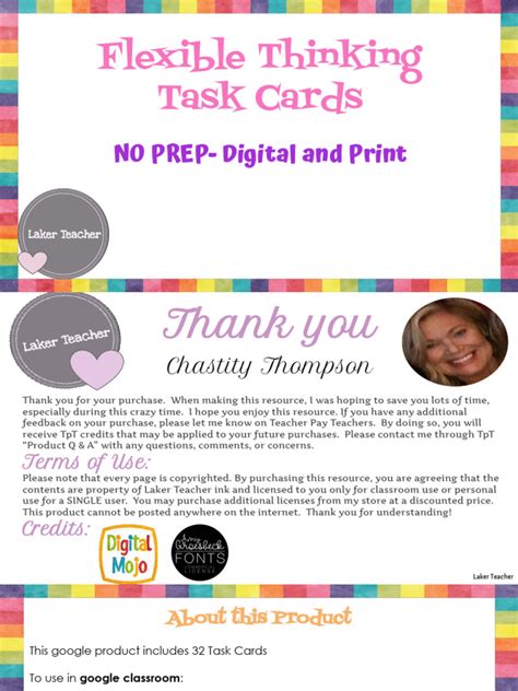 Flexible Thinking Cards Jv Pdf