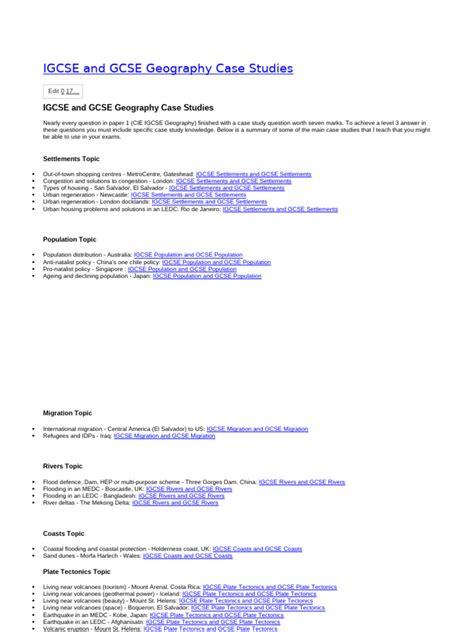Igcse And Gcse Geography Case Studies Pdf Natural Environment Tropical Cyclones Igcse And Gcse Geography Case Studies Pdf Natural Environment Tropical Cyclones
