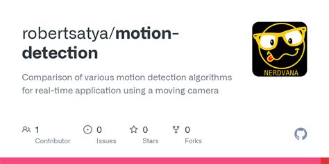Github Robertsatya Motion Detection Comparison Of Various Motion Detection Algorithms For