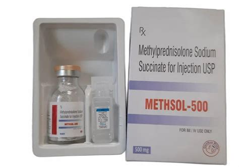 Methylprednisolone Sodium Succinate Injection Usp 500mg At ₹ 175 Vial In Ahmedabad