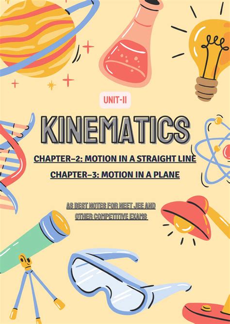 Class 11 Kinematics Chapter2 Motion In A Straight Line Chapter3 Motion In A Plane