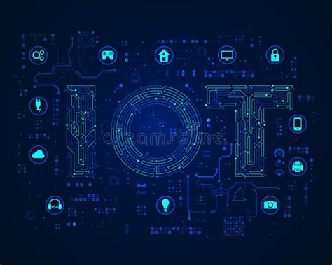 Iot Concept Stock Vector Illustration Of Business Communication 135173509