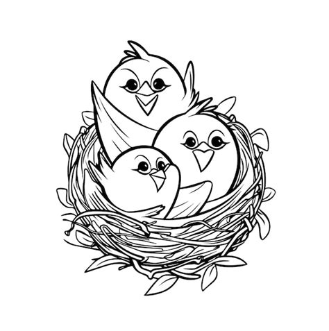 Nest Clipart Outline