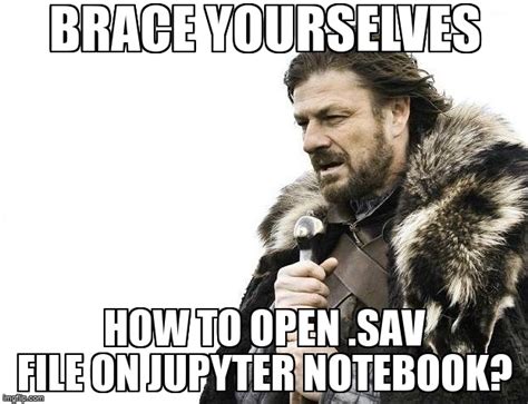 Meme Overflow On Twitter How To Open Sav File On Jupyter Notebook