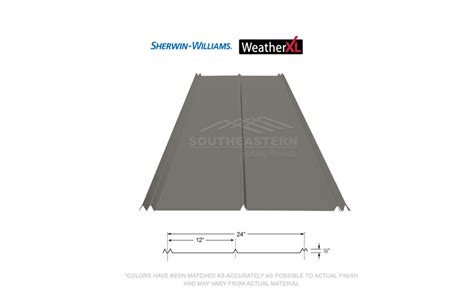 5v Sherwin Williams Premium 29 Gauge Metal Roofing Burnished Slate