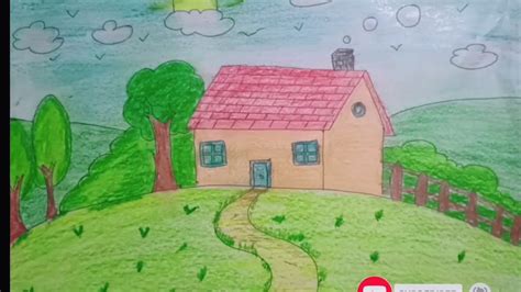 تعليم الأطفال كيفية رسم منزل صغير Youtube