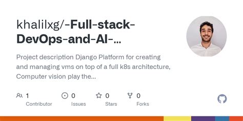 Github Khalilxg Full Stack Devops And Ai Datacenter Vms Platformfull Stack Devops And Ai