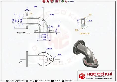 Model Pipe With Flange In Freecad Gallery Serial No34 Mechnexus