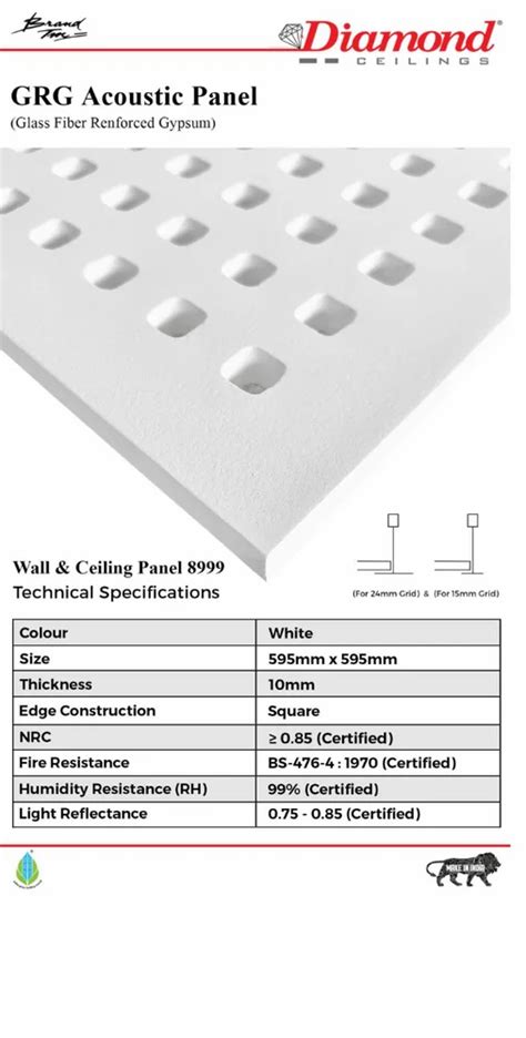 Grg Ceiling Tiles 12 Mm At ₹ 300 Piece In Kochi Id 2854374841491