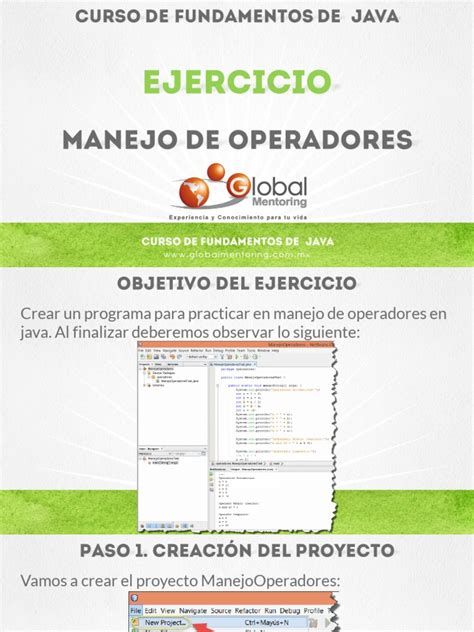 Manejo Operadores En Java Pdf Programación De Computadoras Informática