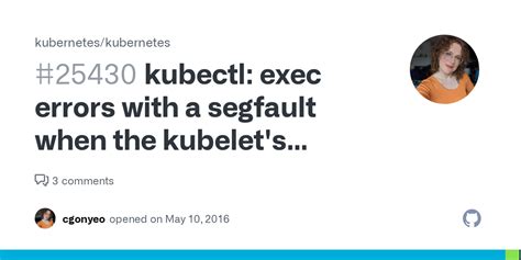 Kubectl Exec Errors With A Segfault When The Kubelets Runtime Is Rkt · Issue 25430