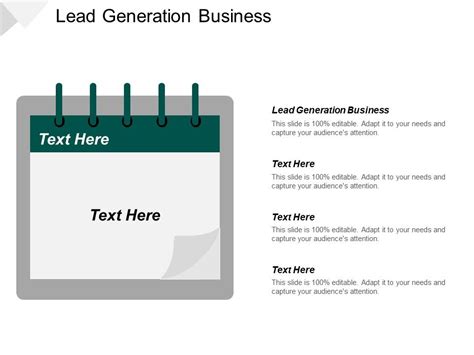 Lead Generation Business Ppt PowerPoint Presentation Inspiration Brochure Cpb
