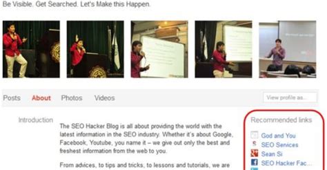 Google Plus Optimization