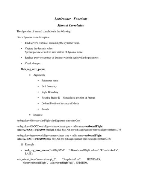Loadrunner Script Pdf Parameter Computer Programming Software