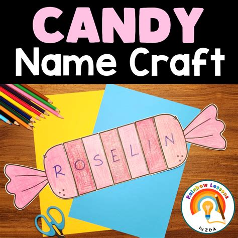Name Activity Name Crafts Candy Craft Name Craftivity Name Practice Made By Teachers