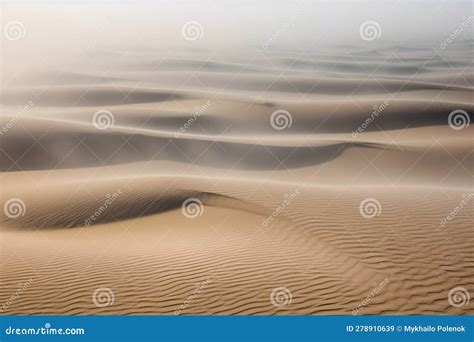 Sand Dune In Sahara Desert Neural Network Ai Generated Stock