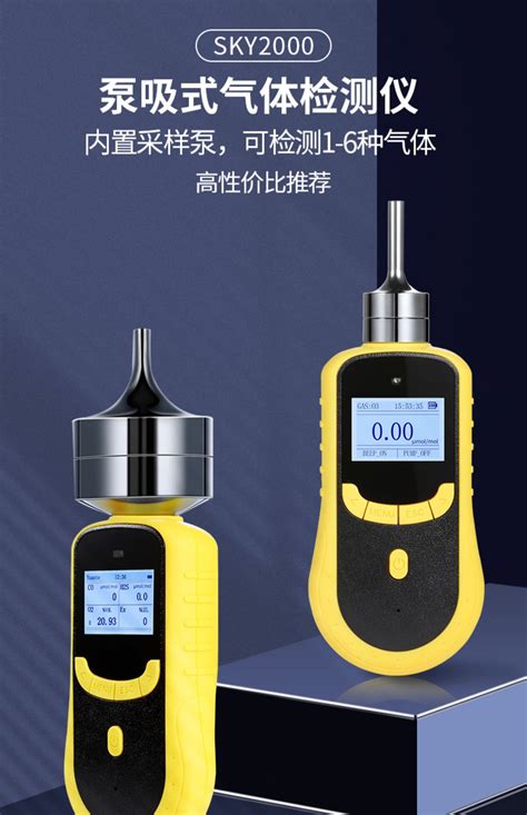 元特SKY2000泵吸式四合一气体检测仪锂电可充CO H2S LEL O2中 阿里巴巴