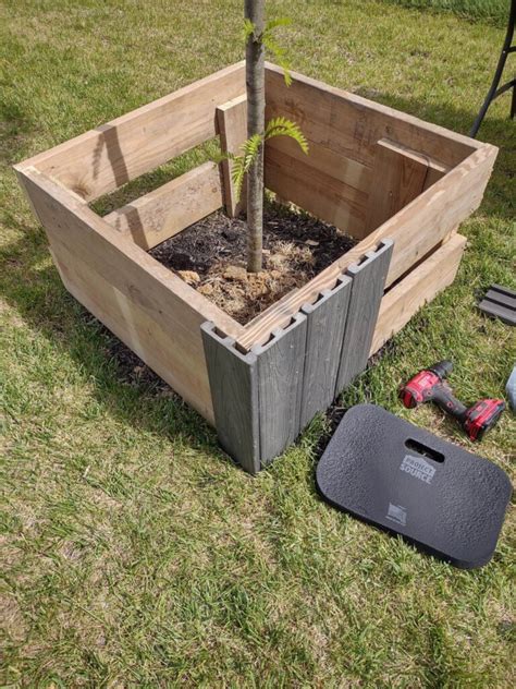 DIY Planter Around Tree DIY Couple Blog