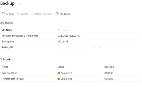 How To Extend The Backup Expiry Time Of An On Demand Vm Backup Razure