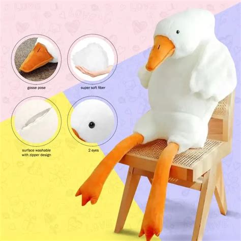 Плюшева іграшка Гусь обнімусь 40см іграшки з доставкою від Rozetka