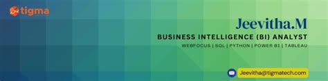 Jeevitha M Bi Analyst Empowering Data Driven Decisions 📊 Webfocus
