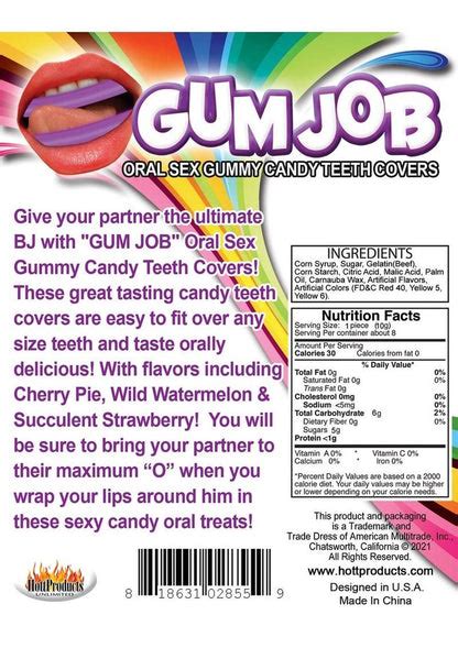 Oral Sex Gummy Candy Naughty Party