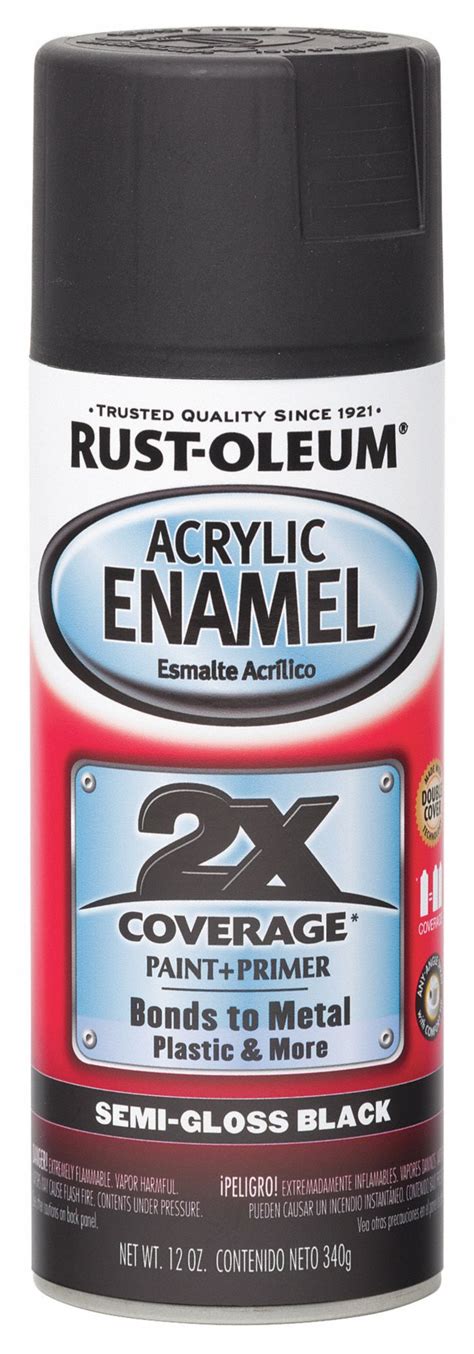 RUST OLEUM Auto Body Paint Primer Black Semi Gloss 440A54 271915 Grainger