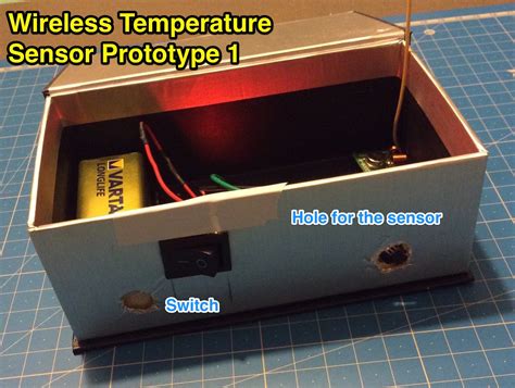 i build stuff [wireless room temperature monitoring system] enclosure