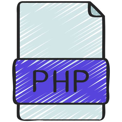 Php Document Juicy Fish Sketchy Icon