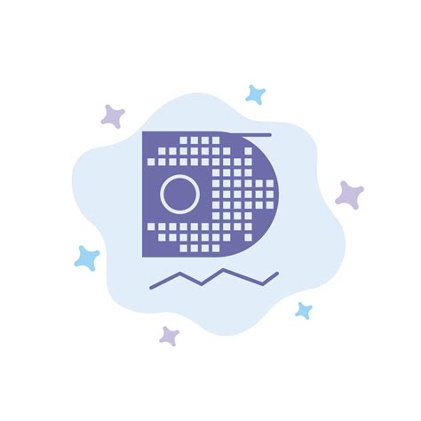 Data Science Data Science Mining Blue Icon On Abstract Cloud Background